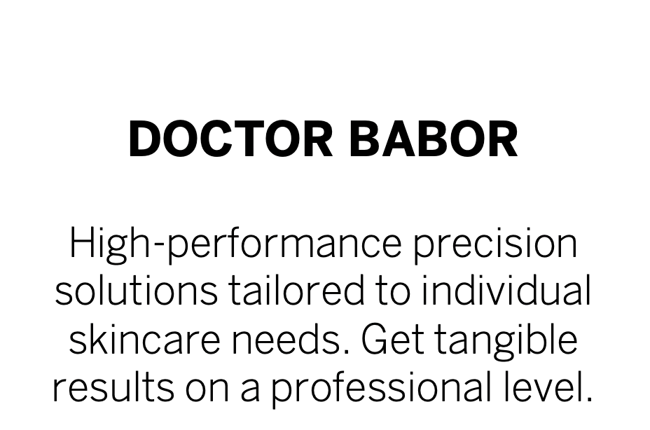 BABOR BEST SELLERS BABOR Skincare